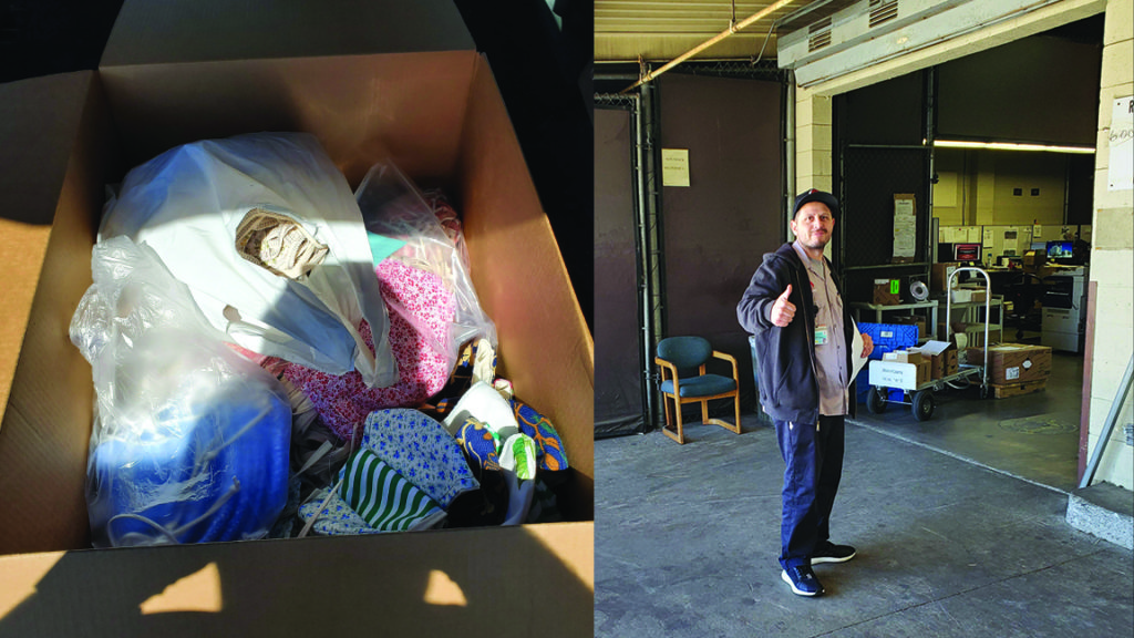 SDA production staff manufactures masks for healthcare professionals ...