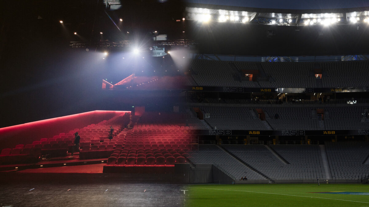 On the stage of theatre and sports · School of Dramatic Arts · USC